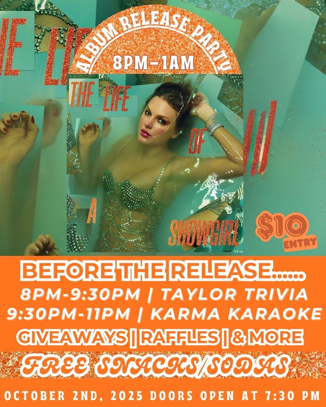 Official Website of Benton Arkansas - Taylor Swift Release Party at ...